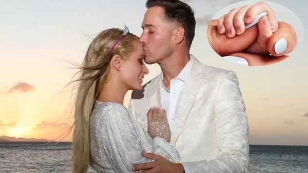 Парис Хилтон анхны хүүхдээ өлгийдөн авчээ